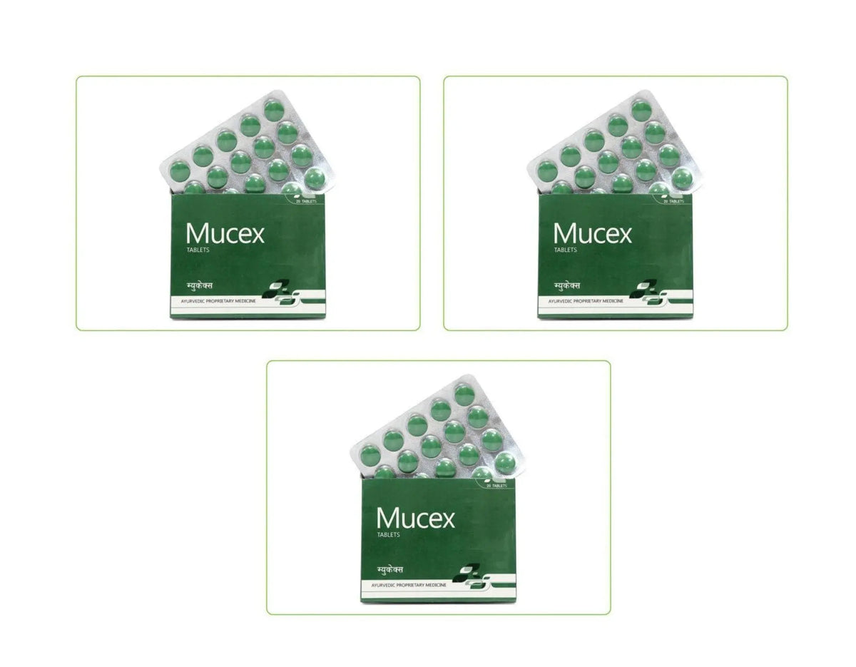 Buy Mucex Tablet | Ayurvedic Herbal Medicine for Cold & Cough ...